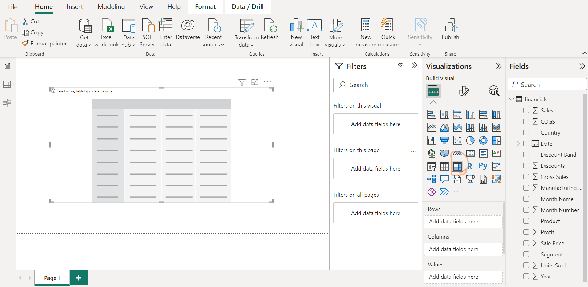 How To Freeze Columns In A Matrixtable In Power Bi Powerbi Talks